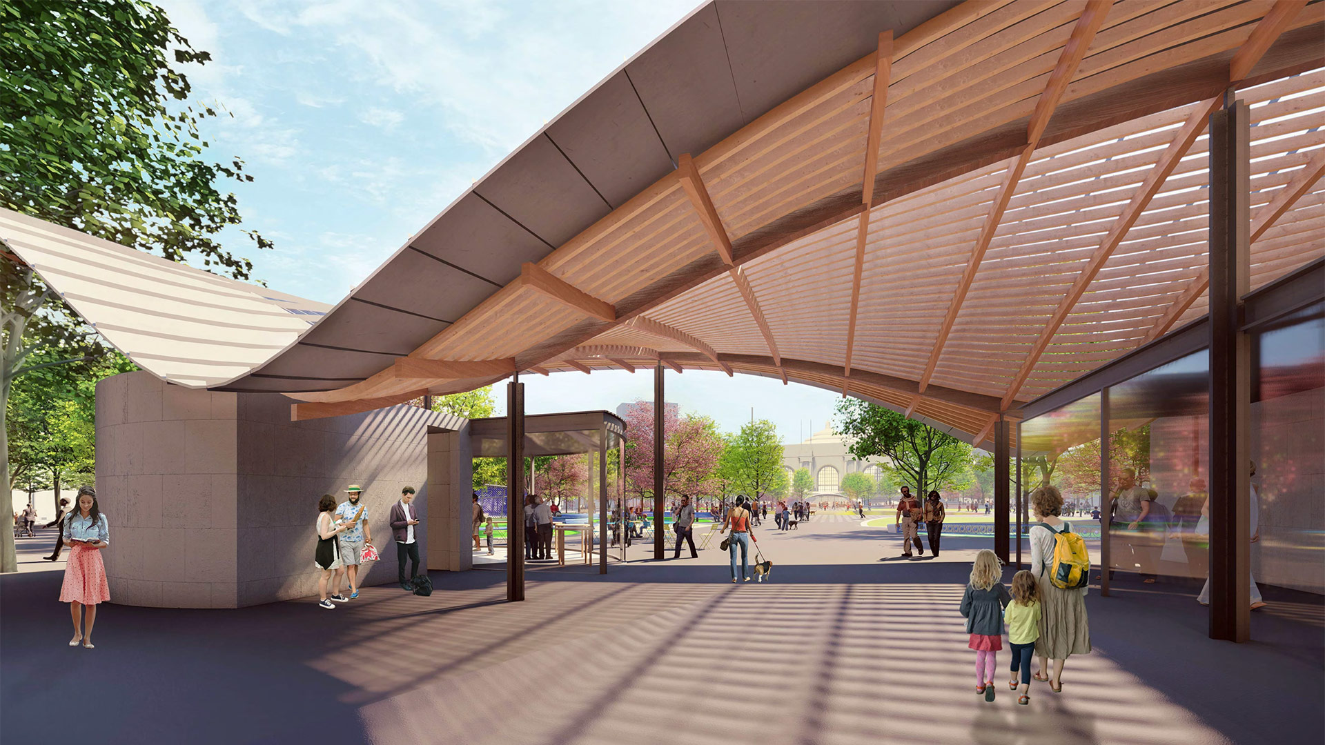 Public Space Design Concept Civic Center SF